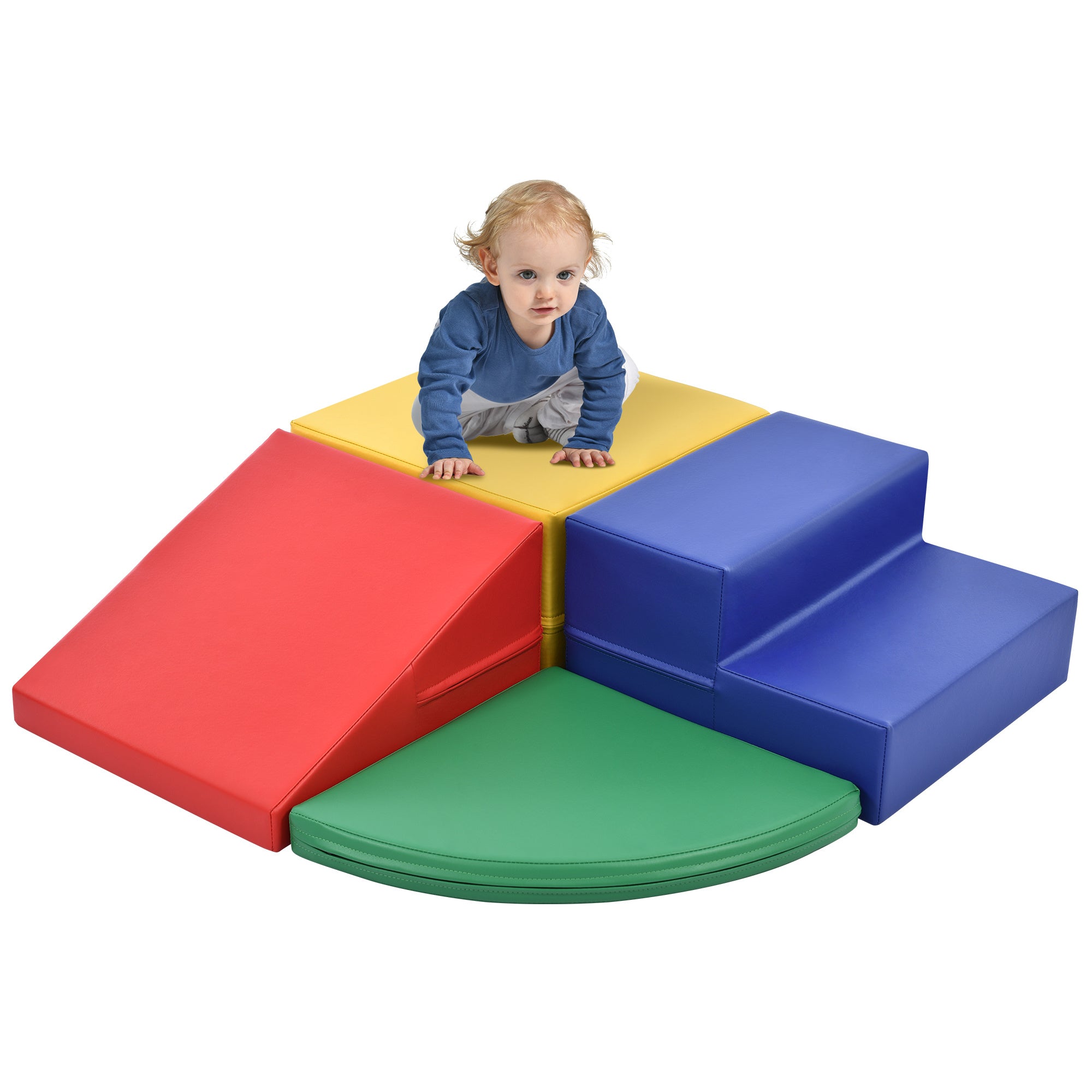 Soft Climb and Crawl Corner Foam Playset -Bright – Neurodiversity Nation